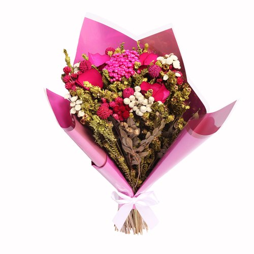 Buquê Mix de Flores Secas Pink | Giuliana Flores Buquê Mix de Flores Secas Pink | Giuliana Flores