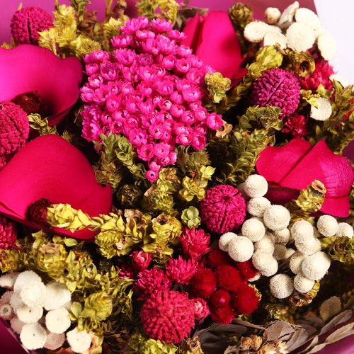 Buquê Mix de Flores Secas Pink | Giuliana Flores Buquê Mix de Flores Secas Pink | Giuliana Flores